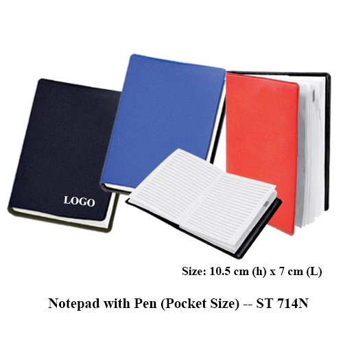 Notepad with Pen (Pocket Size) -- ST 714N - Twinlink Services ...